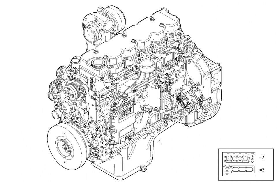 NEW HOLLAND F4HE9684W J100