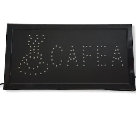 Reclama Text LED - Cafea / animatie luminoasa dinamica - ideala pentru ...