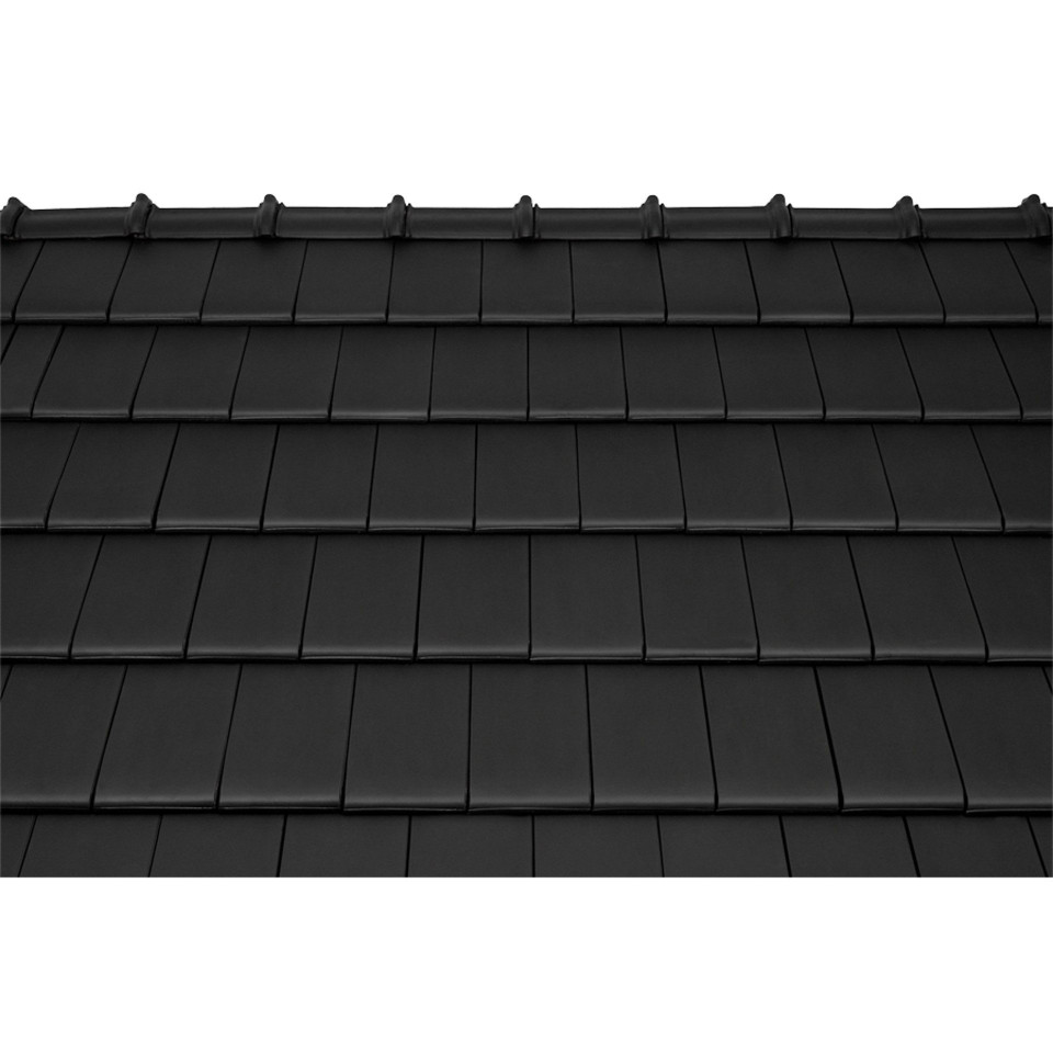 Tigla ceramica Tondach Figaro Deluxe antracit satinat