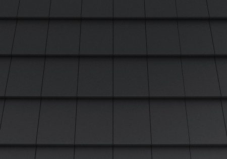 Tigla ceramica Creaton Titania, negru mat angoba NUANCE