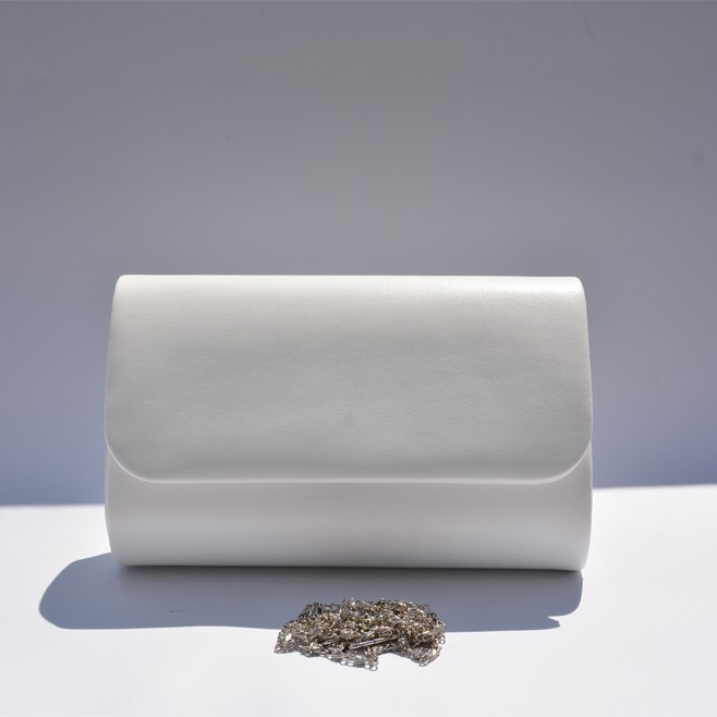 Poseta plic de ocazie, nuanta de bej, alb, roz somon,ivory cu design ...