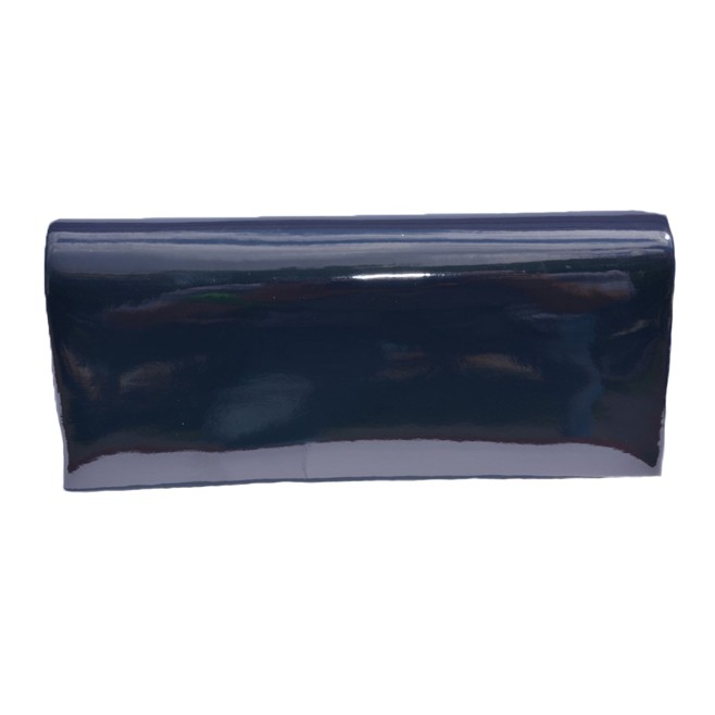 Poseta eleganta, model simplu gen plic, culoare bleumarin