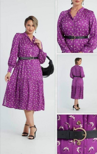 Rochie camasa roz inchis