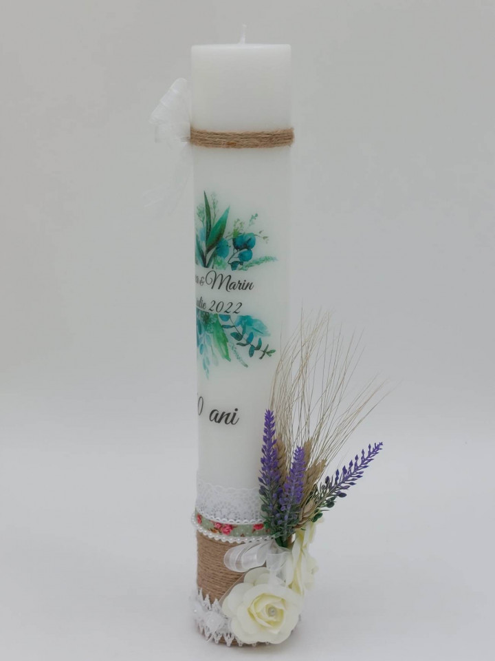 Lumanari Nunta De Aur Cu Tematica Traditionala