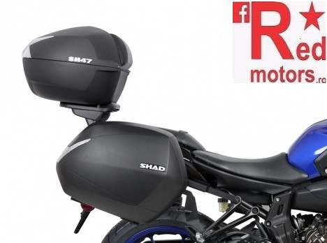 Top case SHAD SH47 black/white