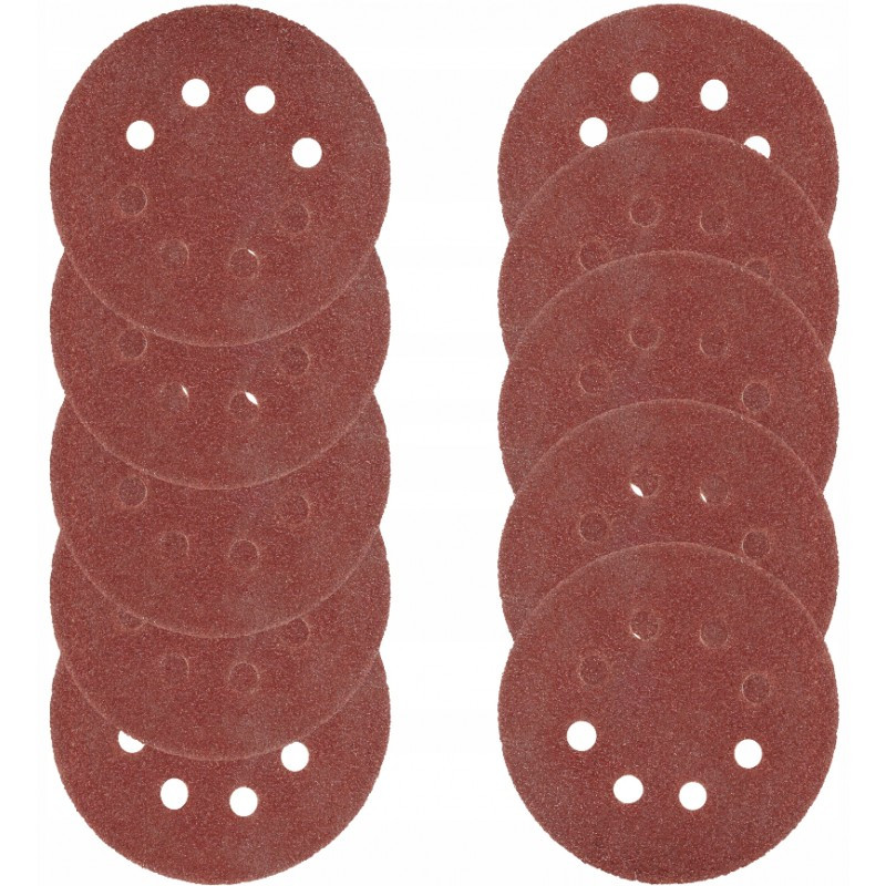 Set 10 discuri textile cu panza abraziva P100 150mm V44184 Verke