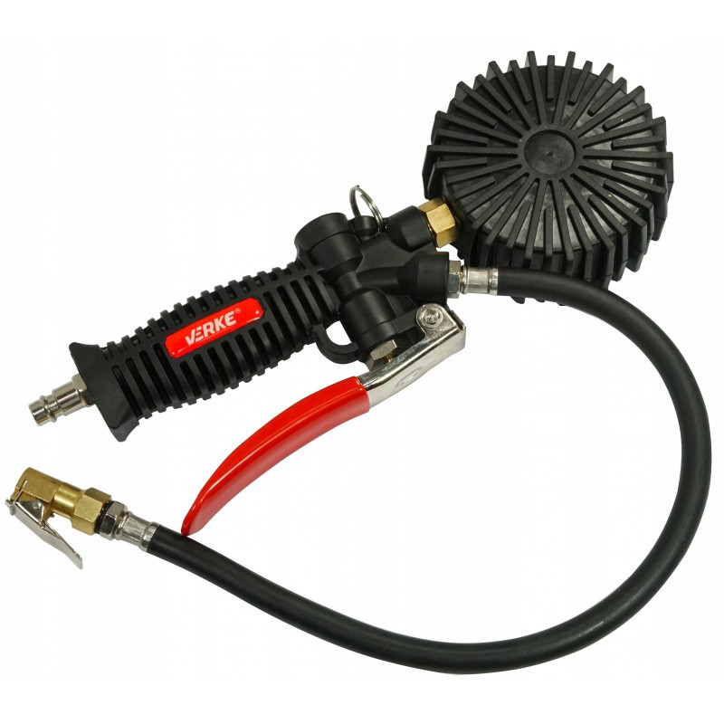 Pistol umflat roti cu manometru 40cm 0-12 bari V81265 Verke