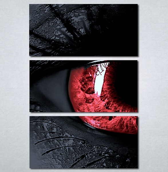 Slike na platnu Crveno oko_Nina125_3