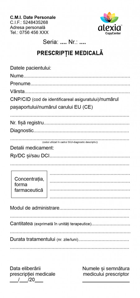 Prescriptie medicala