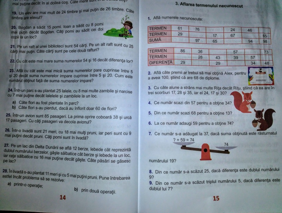1000 exerciții și probleme, Clasa a II-a - Culegere de matematică
