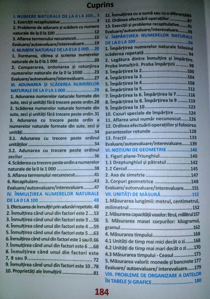 1000 exerciții și probleme, Clasa a II-a - Culegere de matematică