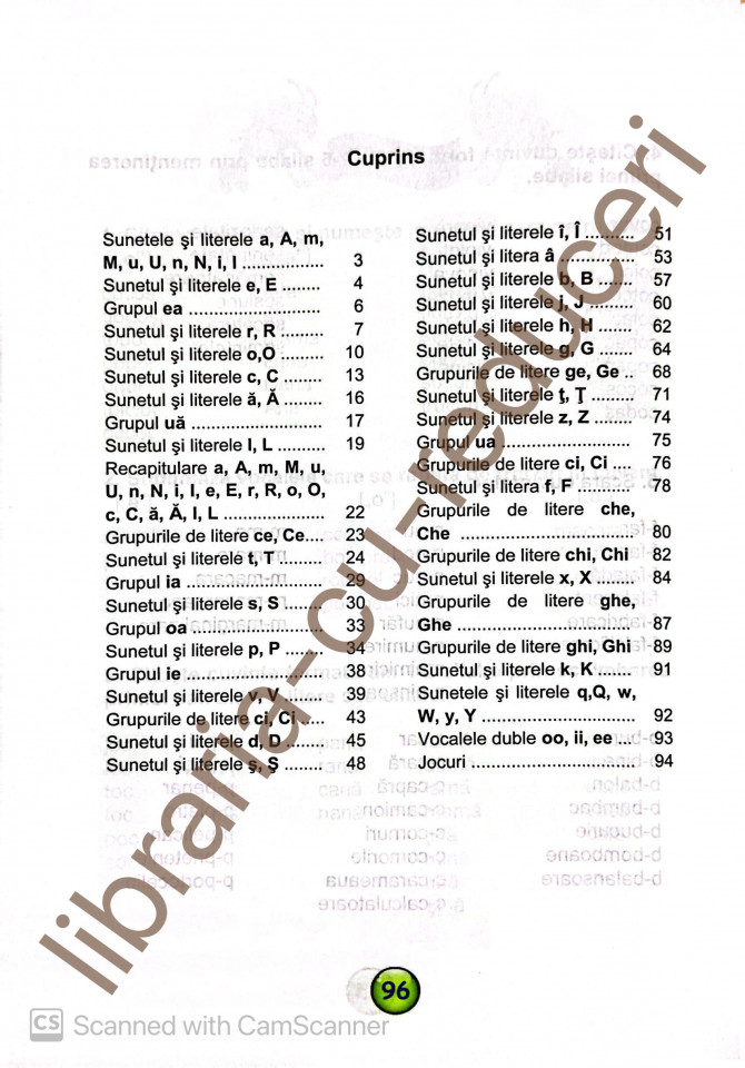 Citesc și scriu corect!, Clasa I - Exerciţii de citire şi scriere