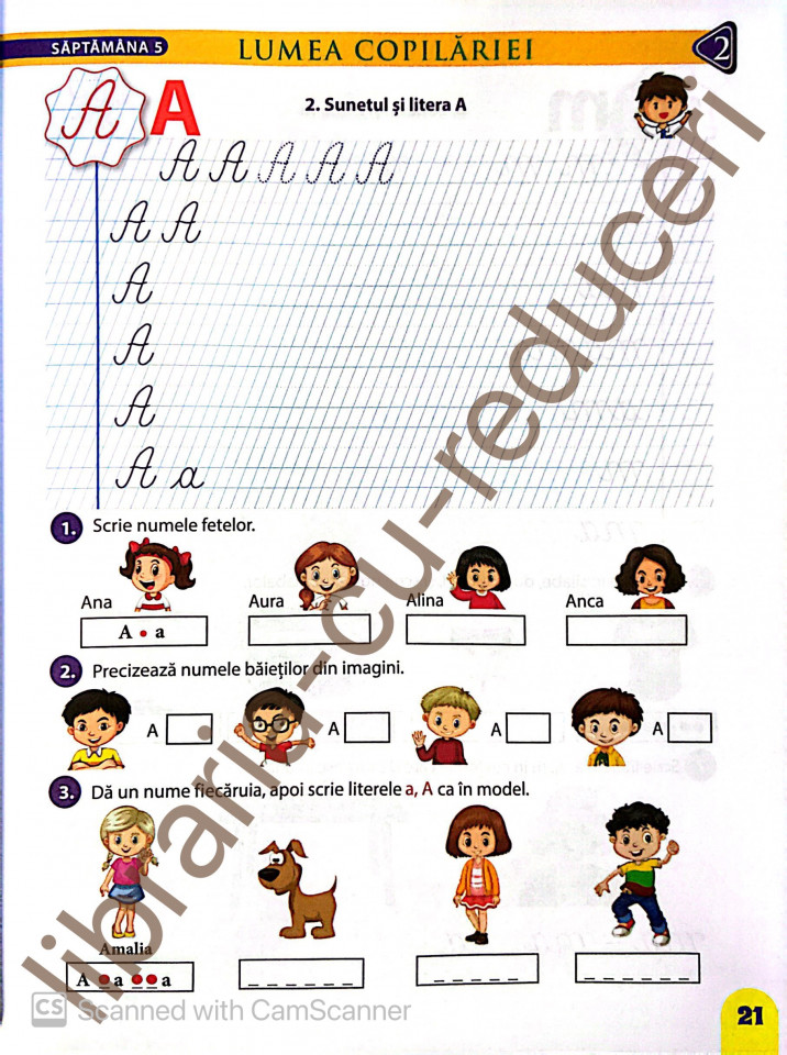 Descoperim împreună comunicarea în limba română. Caiet de lucru clasa I