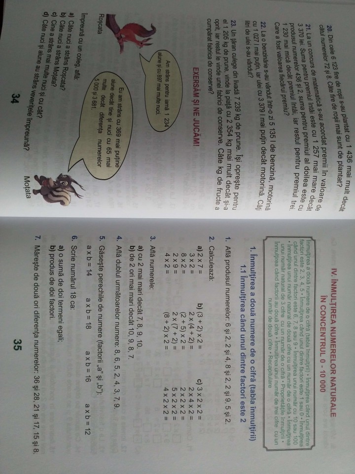 Exerciţii şi probleme, Clasa a III-a - Culegere de matematică