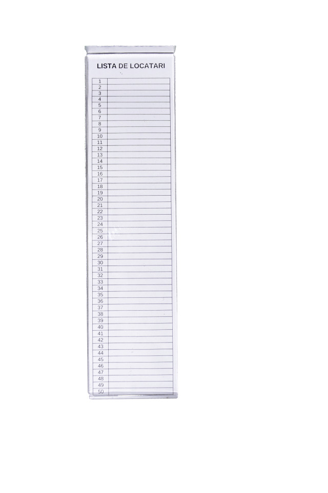 Lista locatari simpla