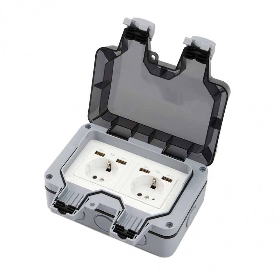 Priză de exterior IP66 Rezistent la intemperii, priză de înaltă ...