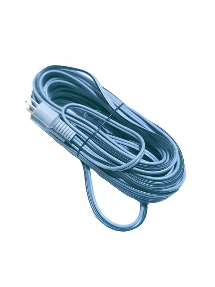 Cablu stereo boxe vintage, 10m, 2 x mufa 2 pini tata, Bekhiet