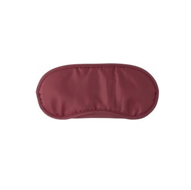 Masca de dormit, simpla, satinata, prevazuta cu doua elastice, Visinie ...