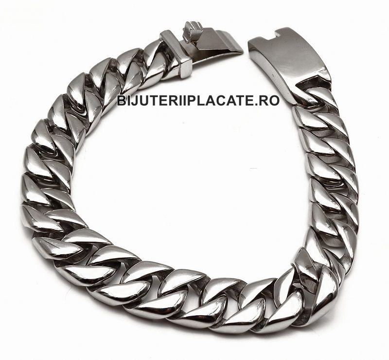 Bratara Inox -CUBAN- Solid Cod B855