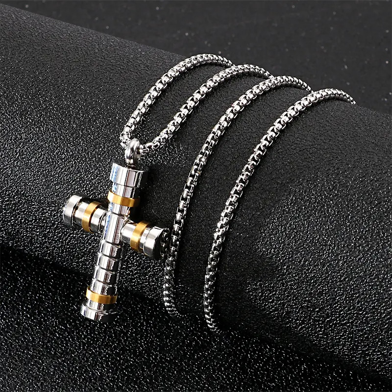 Lant inox si cruce model nou cod LC21E