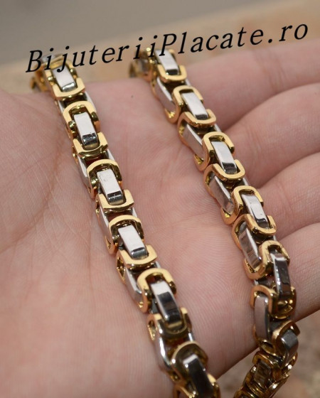 Lanturi Inox Barbati - Bijuterii placate cu aur
