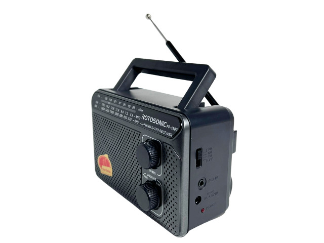RADIO PORTABIL ROTOSONIC FP 1603 4 BENZI AM/FM/SW1/SW2 ALIMENTARE 220v ...
