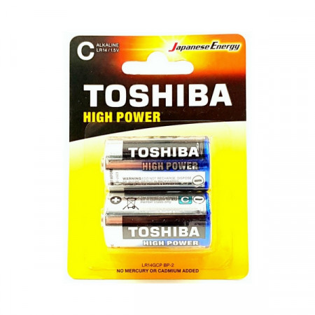 TOSHIBA R14/C ALK HIGH POWER BL2