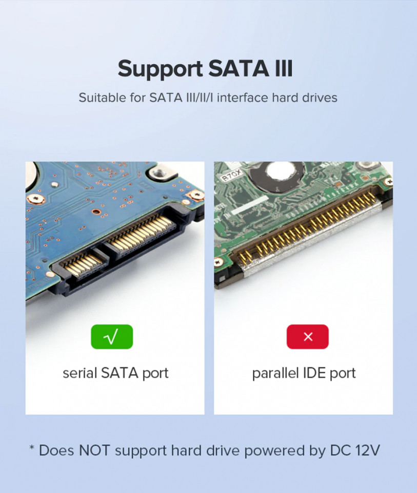 Rack extern pentru HDD sau SSD laptop 2.5'' / SATA - USB 3.0, Carcasa ...