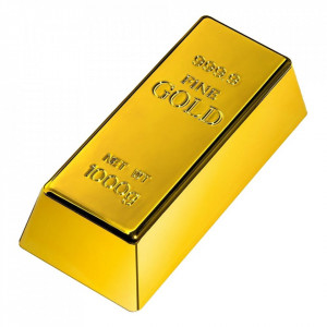 Lingou de aur decorativ