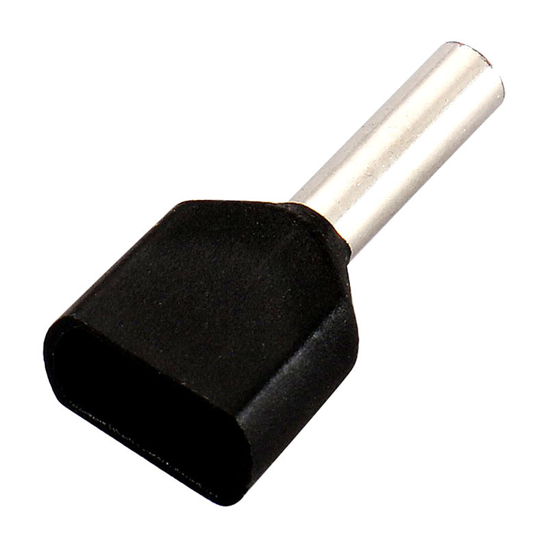 Set 100 bucati pini terminali dubli izolati, E-LOCKS, tip TE1512 ...