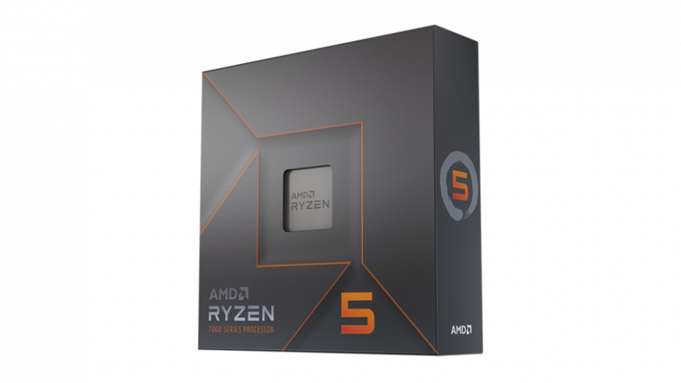 CPU AMD Ryzen 5 7600X, 4.7GHz (5.3GHz), 6C/12T, 38MB, 5nm, 105W, Radeon ...
