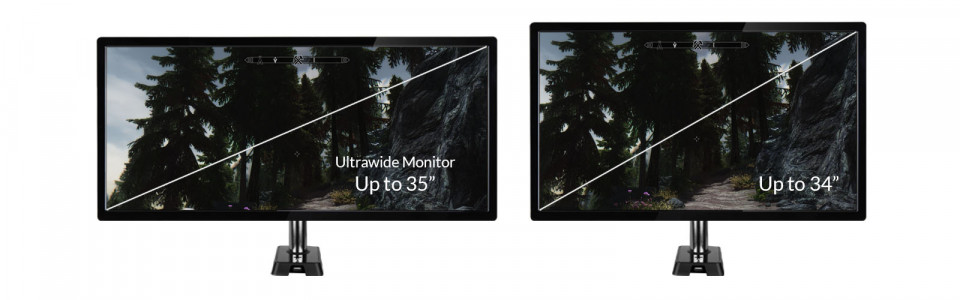 Nosač za monitor ARCTIC Z2 (Gen 3) Desk Mount Dual Monitor Arm with USB ...