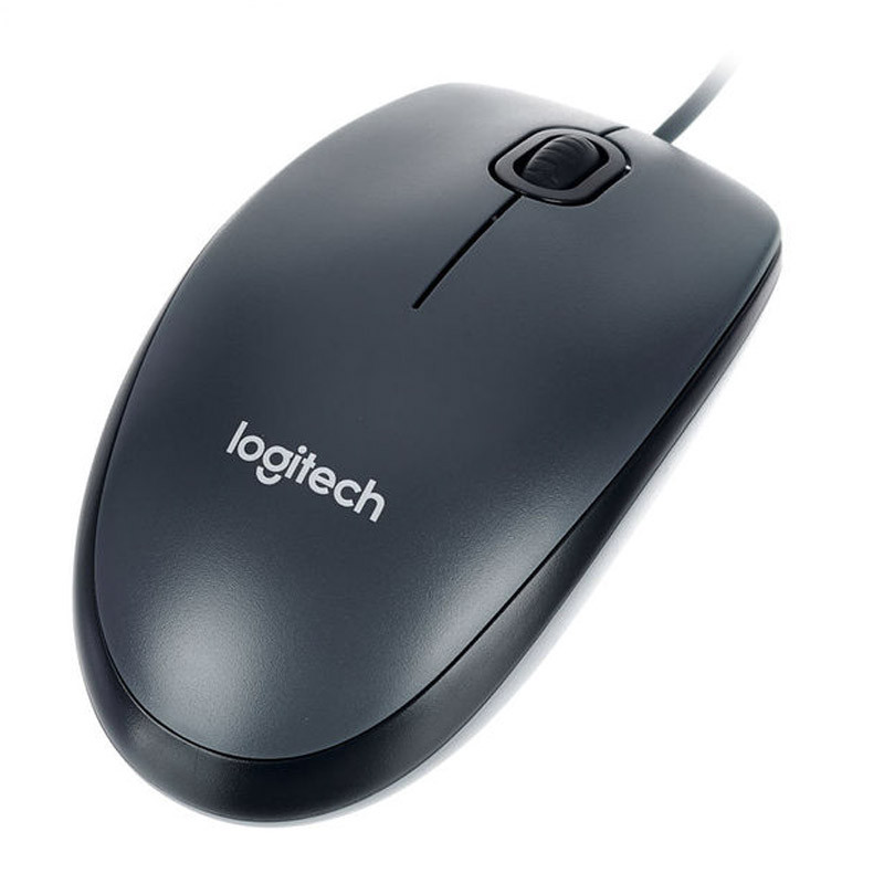 Mis Logitech M90, 1000 dpi, dark gray, USB (910-001793)