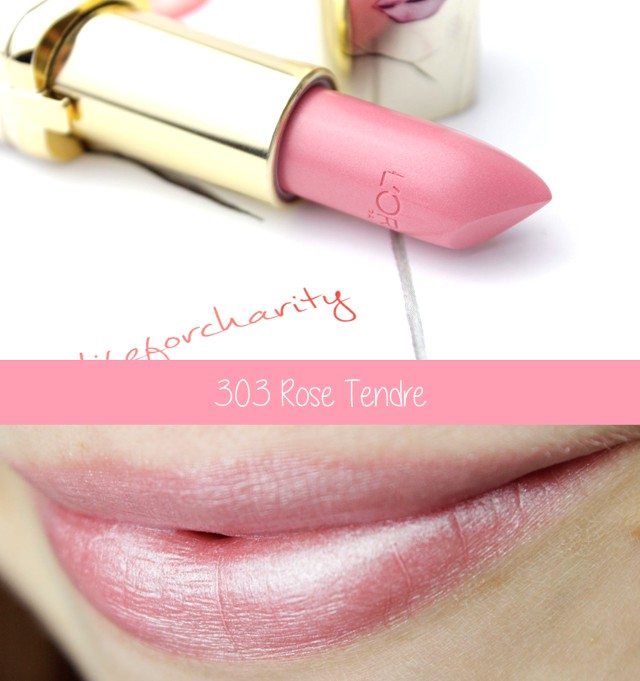Ruj rezistent Loreal Color Riche Nuanta 303 Rose Tendre