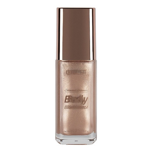 Iluminator Lichid Fata si Corp, Qibest, Body Shimmer Glow, 02, 40 ml