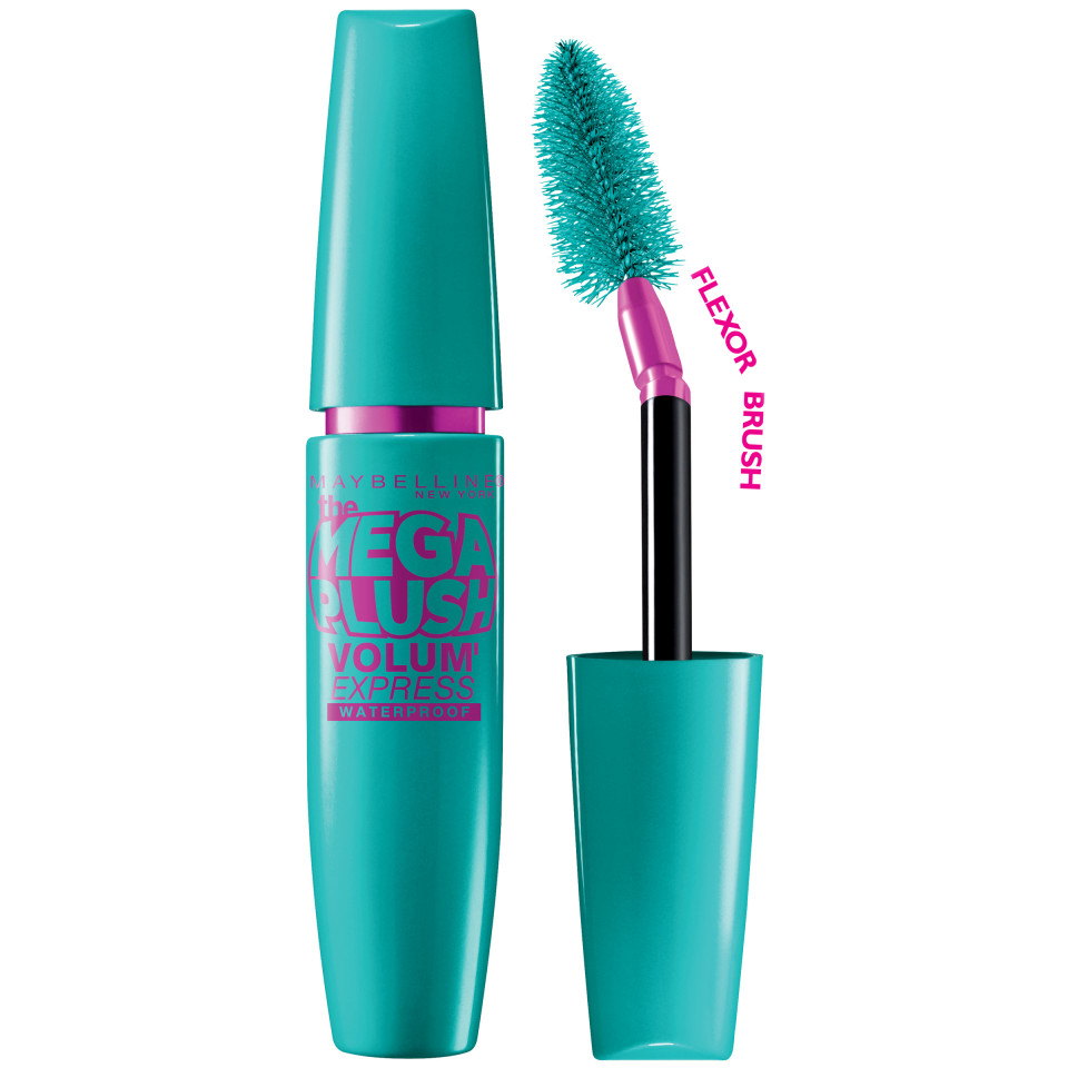 Rimel gene Maybelline The Mega Plush Volum Express Mascara, Negru