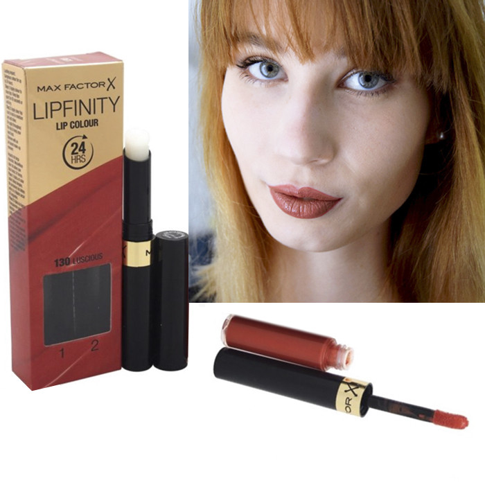 Ruj de buze rezistent la transfer Max Factor Lipfinity 130 Luscious