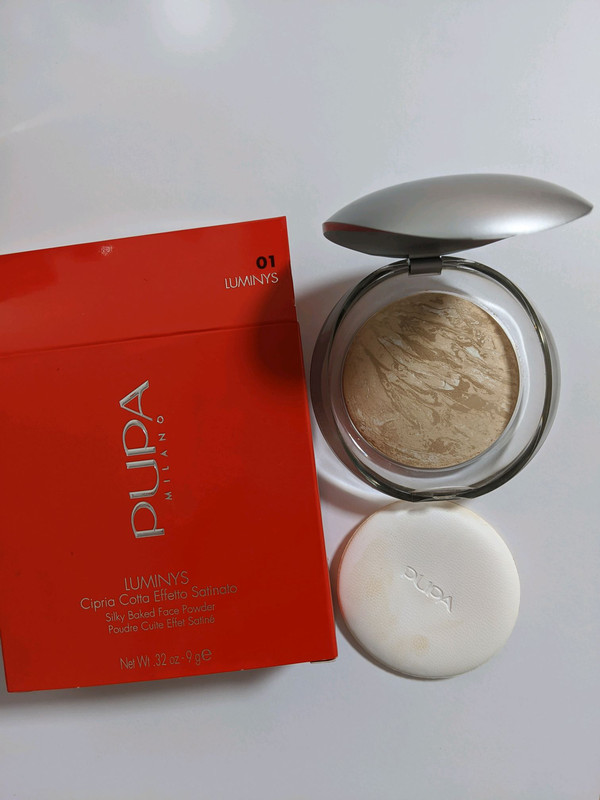 Pudra de fata iluminatoare Pupa Luminys Cipria Cotta Effetto Satinato 01