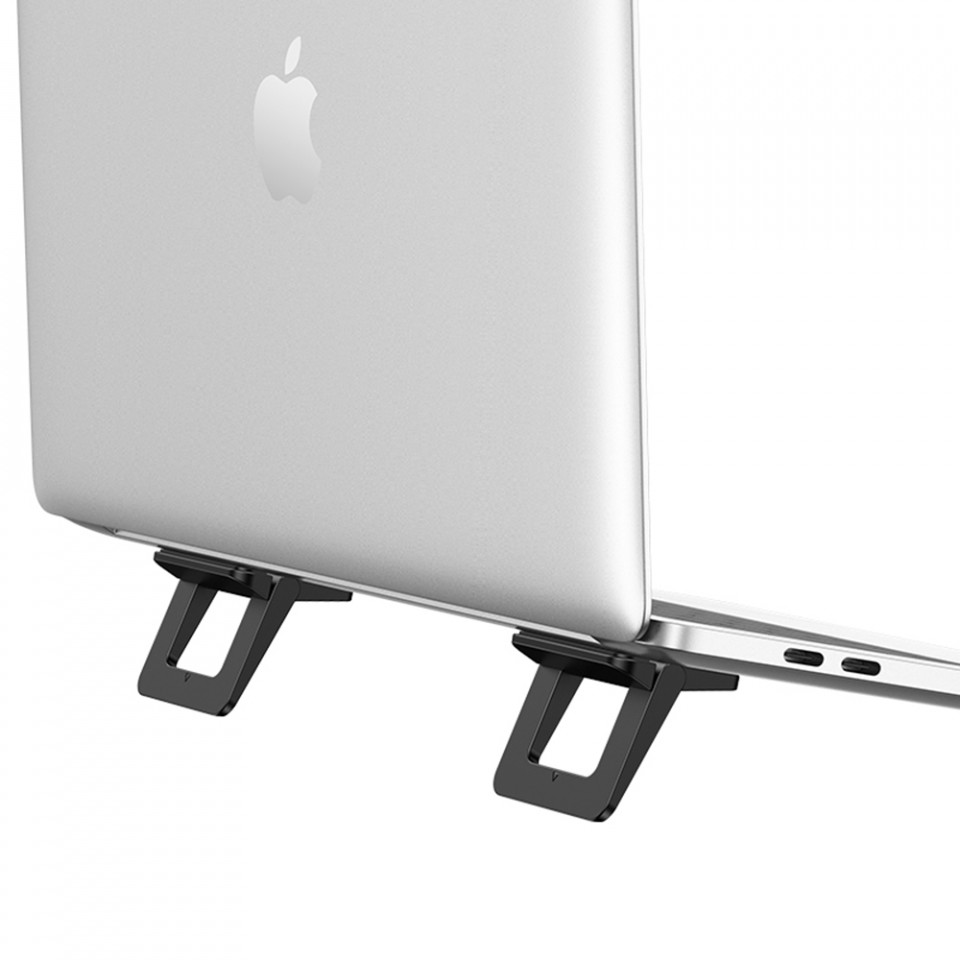 Suport laptop birou. suport tableta, pliabil, USAMS - Negru