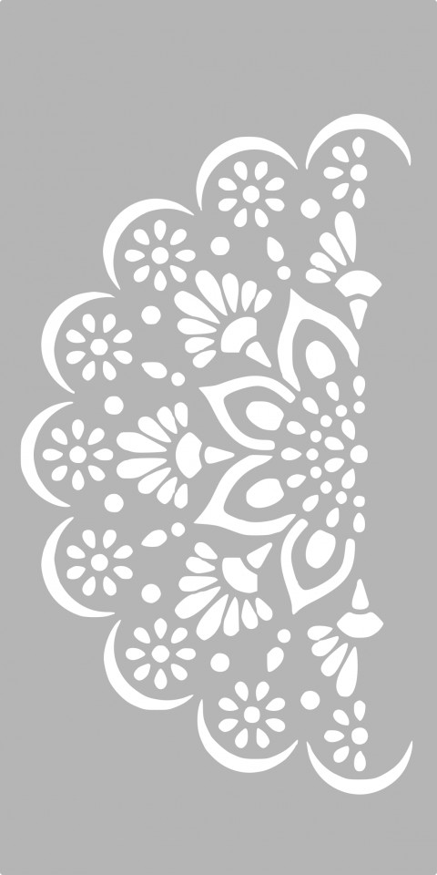 Sablon Refolosibil 1/2 Mandala 4 - SP18-1