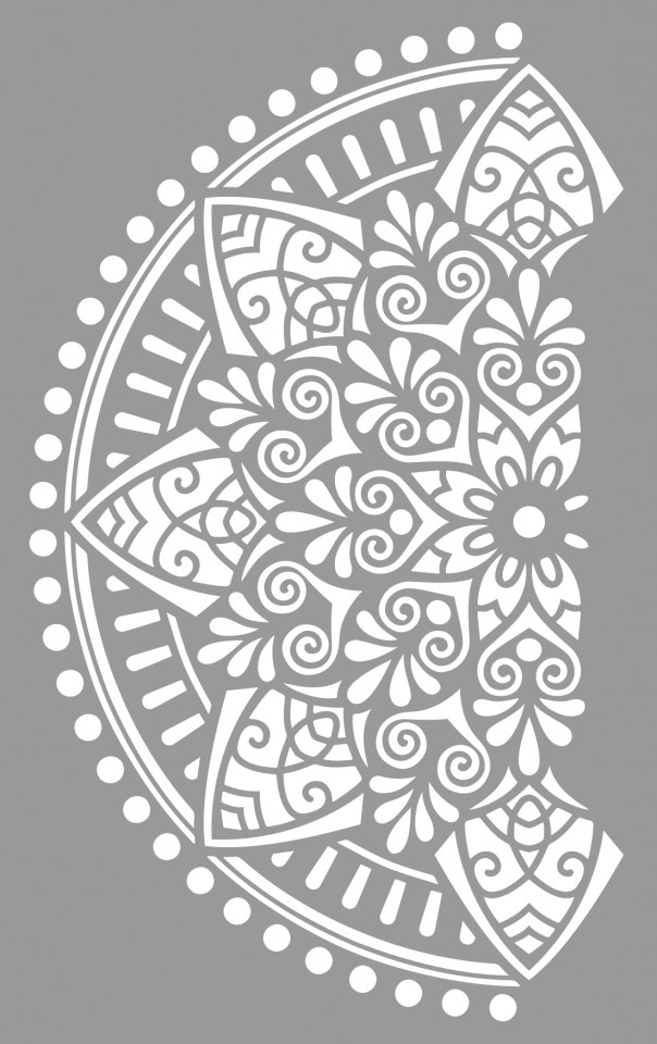 Sablon Refolosibil Mandala African 890*560mm - SP53 1/2