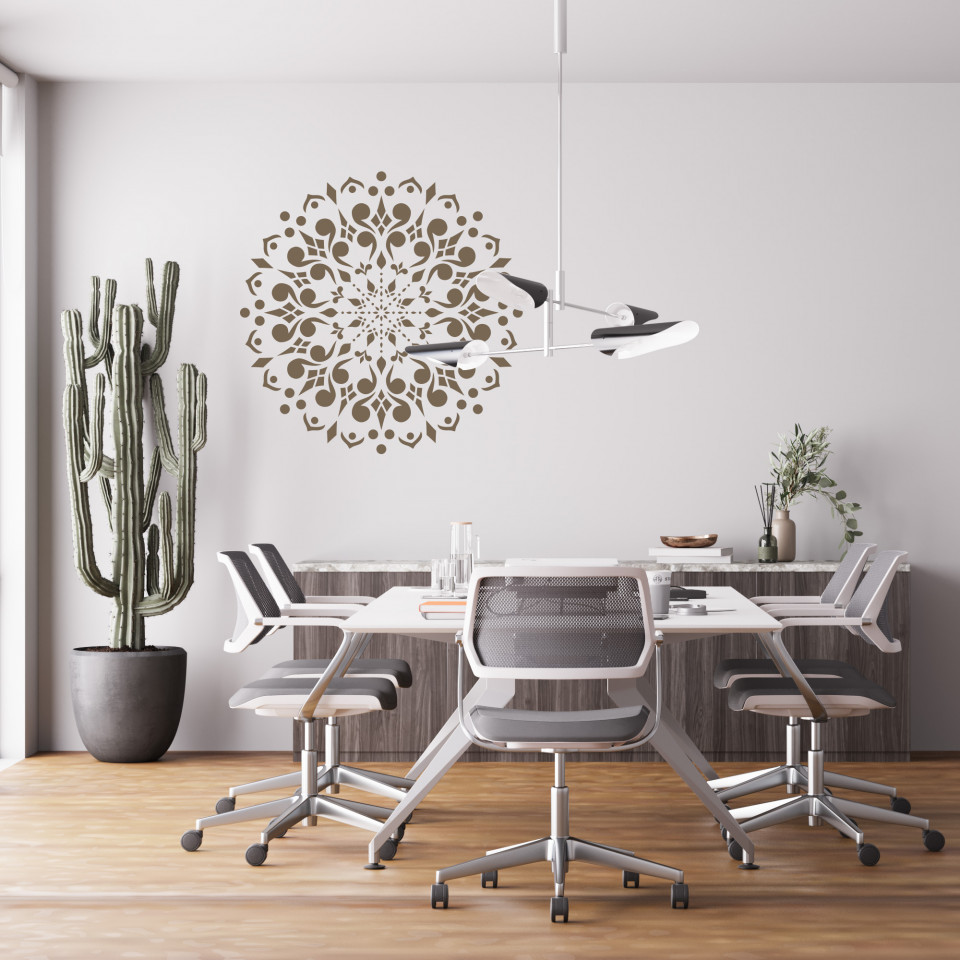 Sablon Refolosibil Mandala SUN 890*890mm - SP1778989