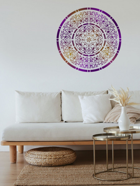 Sablon Refolosibil Mandala Arabesque 89x89 cm SP1828989
