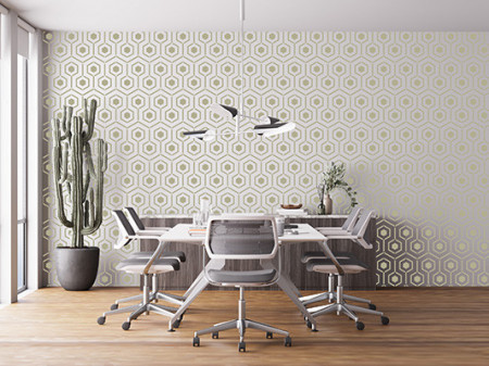 Sablon 125x45cm, Aztec Leaf, Frunza, Refolosibil SP18112545