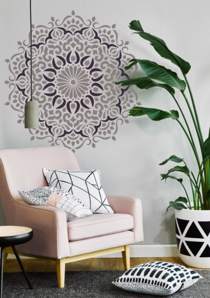 Sablon Refolosibil Mandala LIFE - SP108