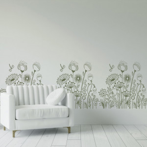 Sablon Refolosibil Flori - SP20 - 58 x 29cm