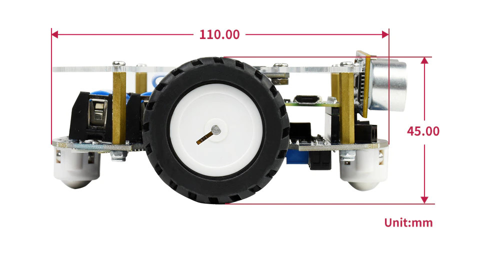 Raspberry Pi Pico PicoGo Mobile Robot