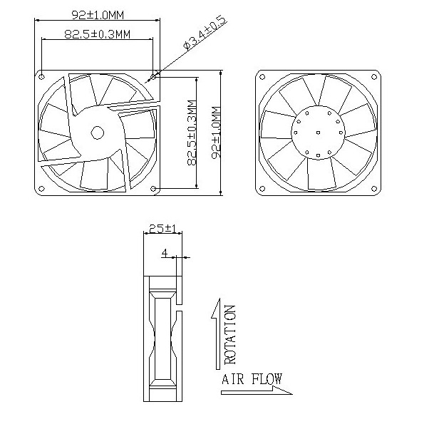 Ventilator DF9225D24HB