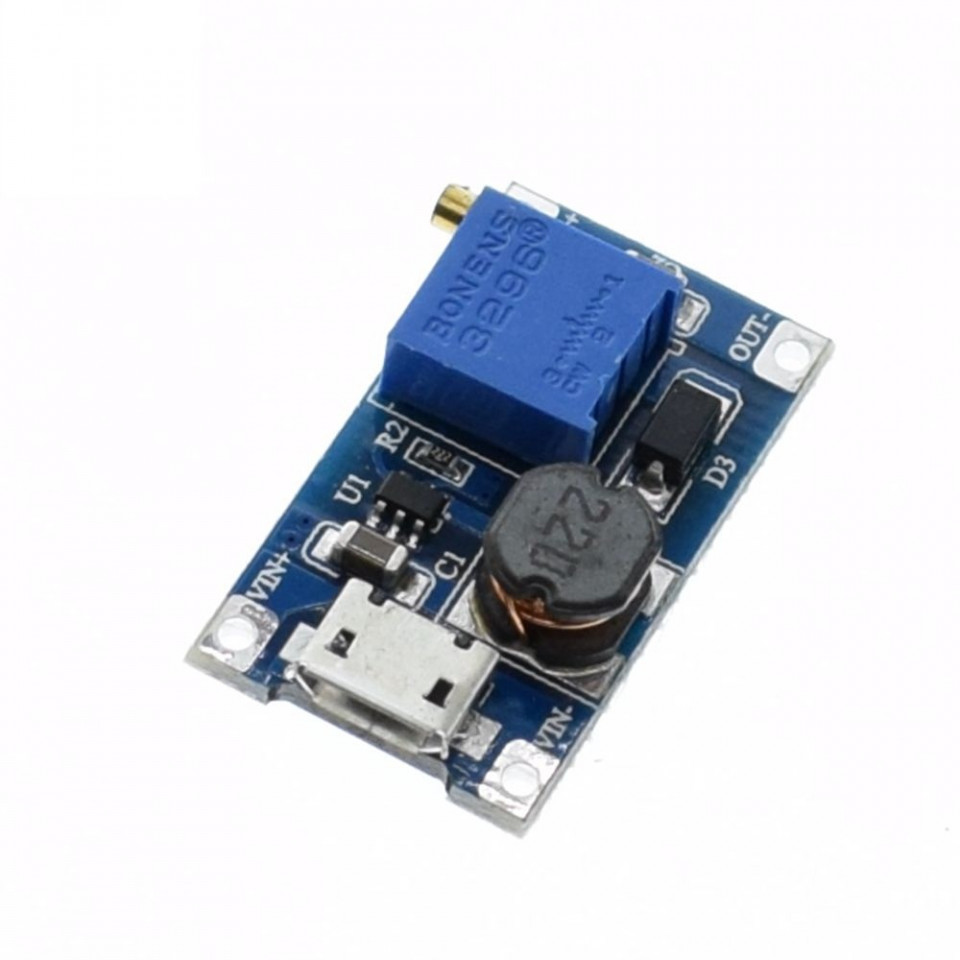 DC-DC step-up konvertor mini sa mikro USB priključkom