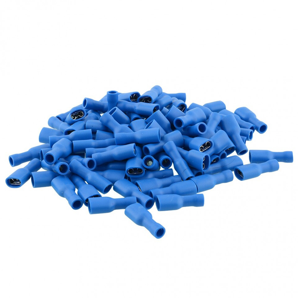 Ženska kablovska papučica 6.3mm izolovana plava